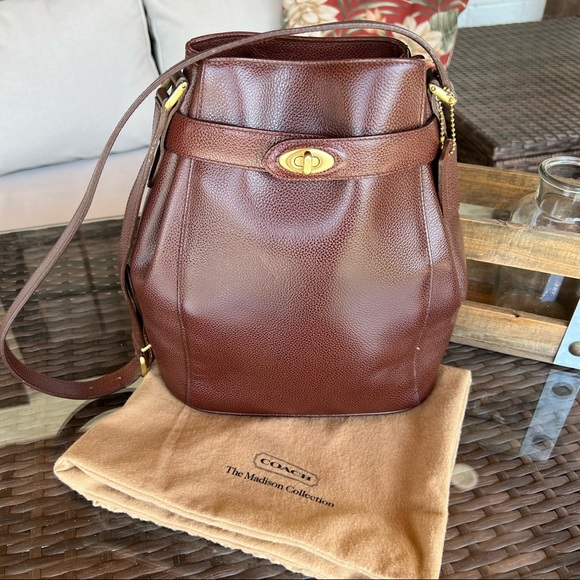 Coach | Bags | Rare Vintage Coach Madison 4426 Deauville Turnlock ...